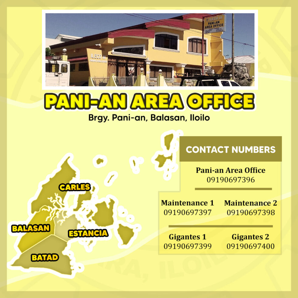 ILECO III OFFICES, AREA COVERAGE AND CONTACT INFORMATION – ILOILO III ...
