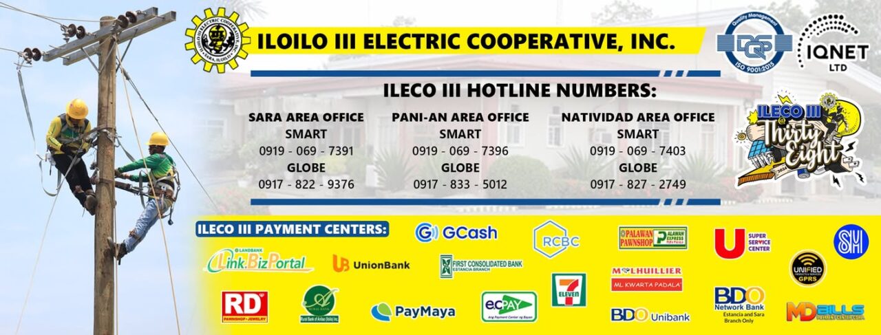 ILECO III HOTLINE NUMBERS AND PAYMENT CENTERS – ILOILO III ELECTRIC ...